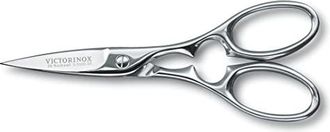 Victorinox by Swiss Army Universal-Küchenschere, Extra Scharfe Klingen, Rostfrei, Geschmiedet, Robuster Metallgriff