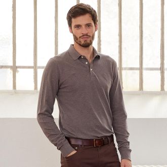 Bexley Alec II ML - Polo homme taupe chin&eacute;