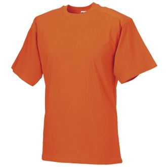 Russell Athletic Russell Europe Herren T-Shirt/Arbeits-T-Shirt (3XL) (Orange)