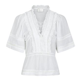 Neo Noir Damen, Blusen & Hemden, Wei&szlig;, SGr&ouml;&szlig;e