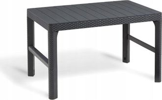 Keter Lyon 2in1 Gartentisch 116 x 66 cm, Graphit