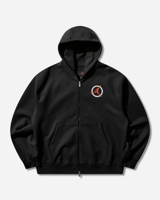 Nike Jordan Men s Flight Club Fleece Full-Zip Sweatshirt Black