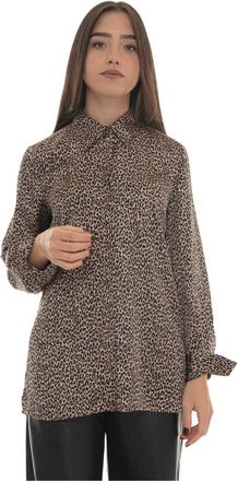 Pennyblack Femme, Blouses et Chemises, Brun, Taille: 36 FR Partout Blouse
