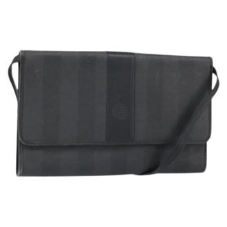 Fendi Pre-owned Canvas Cross Body Bag - - Pre-owned - Damen - Schwarzk - ONE SIZE