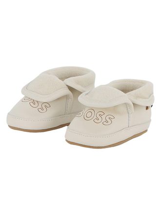 HUGO BOSS White Leather Sneaker - White