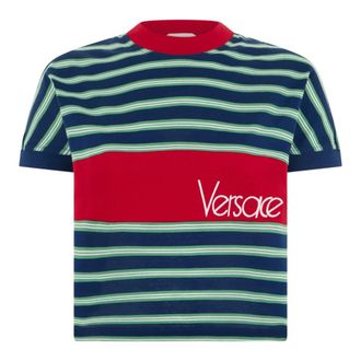 Versace Femme, Tops, Multicolore, Taille: 36 FR T-Chemises