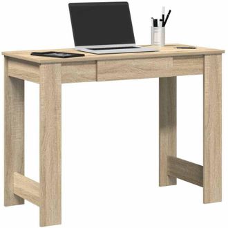 vidaXL Vidaxl - Bureau ch&ecirc;ne sonoma 100x45x75 cm bois ding&eacute;nierie