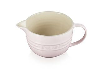LE CREUSET Carafe m&eacute;langeuse en fa&iuml;ence, 2 litres, rose (Shell Pink), 70106207770002