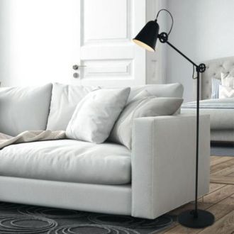Steinhauer Steinhauer - Stehleuchte Standleuchte Beistellleuchte Wohnzimmer H&ouml;he flexibel Metall 160cm