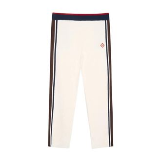 Casablanca Cafe Stripe Hose - - Trousers - Herren - Wei&szlig; - XL