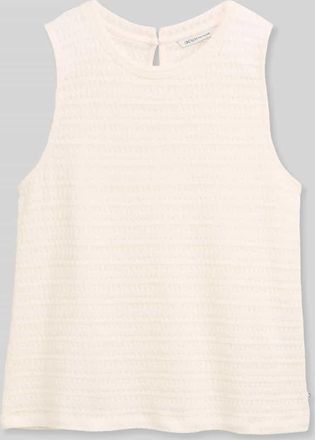 Tom Tailor Denim Loose Fit Top aus reiner Baumwolle in Strickoptik