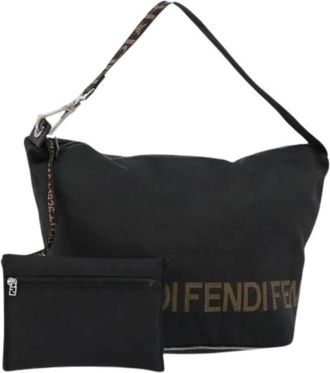 Fendi Pre-owned Sac bandouli&egrave;re en nylon - Femme - Pre-owned - Noir - Taille: ONE Size