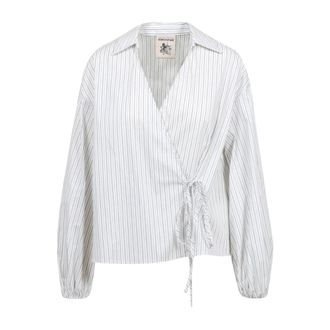 Semicouture Gestreiftes Popeline-Hemd - - Blouses & Shirts - Damen - Mehrfarbig - M