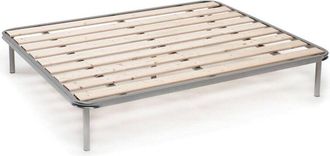 Talamo Italia Doppelbettboden Marialaura, Orthopädischer Sockel mit gehobelten Latten, 100% Made in Italy, Cm 160x190h 31 - Talamo Italia