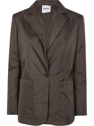 Aspesi blazer &agrave; revers pointus - Vert