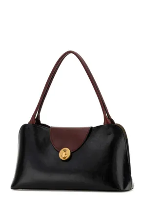 Versace Womens Black Leather Medium Shoulder Bag Blackrosewood Borse A Mano