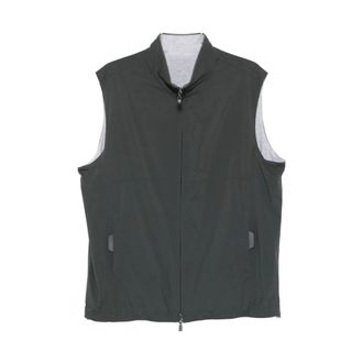 Corneliani Homme, Vestes, Gris, Taille: L Gilet zip
