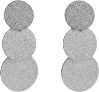 Dansk Copenhagen LIV Boucle doreille ouverte 2 en 1 - Femme - Accessoires - Gris - Taille: ONE Size