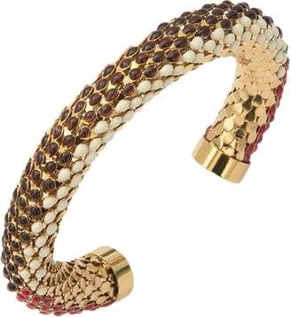 Isabel Marant Bracelet jonc Doria effet tress&eacute;