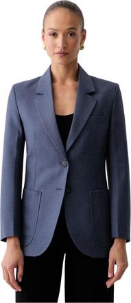 Victoria Beckham Damen, Jacken, Blau, XSGr&ouml;&szlig;e