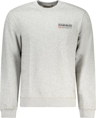 Napapijri Homme, Sweatshirts et sweats &agrave; capuche, Gris, Taille: 2XL Box Logo SweaT-shirt