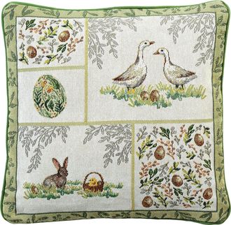 Sander Gobelin Kissen Duna Patch. 40 x 40 cm, original, Gr&ouml;&szlig;e:40 x 40 cm