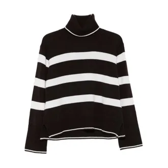 Seventy Femme, Pulls, Noir, Taille: 40 FR Pull Sergio Tegon