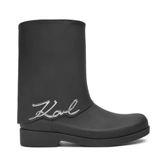 Karl Lagerfeld Kalosh Signature Gator - - Shoes - Damen - Schwarzk - 36 EU