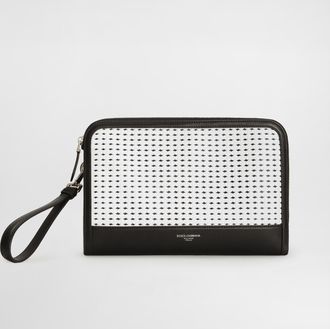 Dolce & Gabbana Atene Plong&eacute; Calfskin Clutch Bag - Mann Brieftaschen Und Clutches Mehrfarbig Onesize