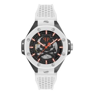 Philipp Plein Homme, Accessoires, Blanc, Taille: ONE Size Skeleton Royal Watch