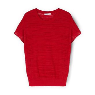 Motivi Flamed Strickpullover - - Knitwear - Damen - Rot - S