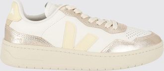 Veja Niedrige V-90 Sneakers aus O. T.-Leder und Wildleder mit Kontrastlogo