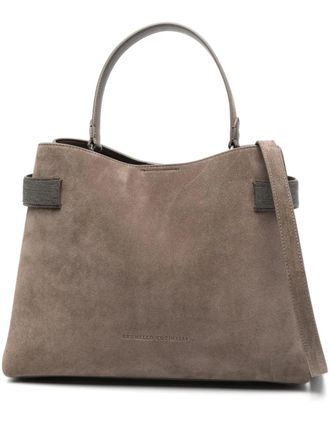 Brunello Cucinelli sac cabas Essence - Marron