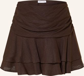 Mrs & Hugs Mrs & Hugs Skort Mit Leinen braun