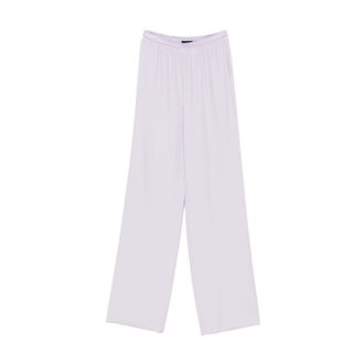 Emporio Armani Weite Hosen - - Trousers - Damen - Lila - S