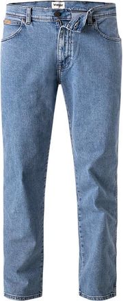 Wrangler Herren Jeans blau Baumwoll-Stretch