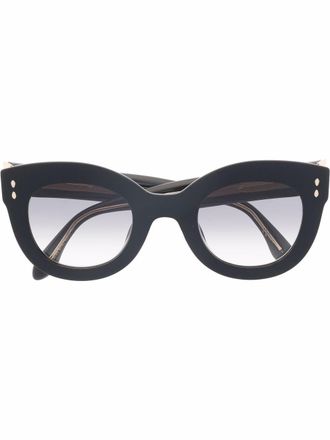 Isabel Marant lunettes de vue à monture papillon - Noir