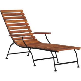 vidaXL Vidaxl - Chaise de terrasse dext&eacute;rieur Bois dacacia solide