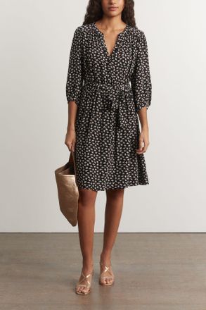 Gerard Darel Robe en 100% soie - JUNON - Noir