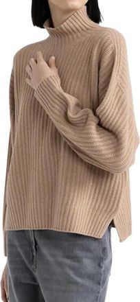 PESERICO Femme, Pulls, Brun, Taille: 34 FR Jersey de punto canalé