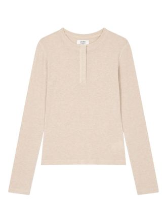 TOMBOY buttoned top - Tons neutres