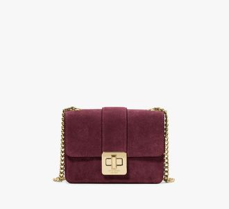 Kate Spade New York Phoebe Umh&auml;ngetasche Aus Wildleder Mit Umschlag Und Drehverschluss, Extraklein
