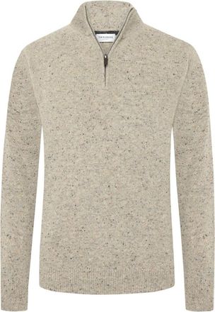 Tom Rusborg Melierter Troyer aus einem Woll-Mix in