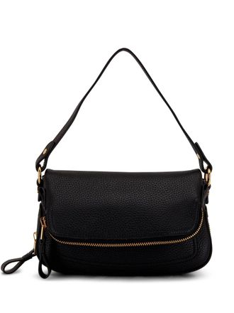 Tom Ford sac port&eacute; &eacute;paule en cuir &agrave; fini grain&eacute; - Noir