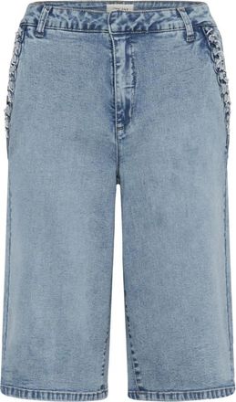 Cream Femme, Shorts, Bleu, Taille: 36 FR Long Shorts