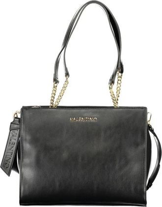 Mario Valentino Femme, Sacs, Noir, Taille: ONE Size Poliuretano Shoulder Bag