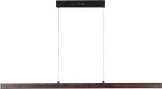 Lucande LED Nihalo dimmbar (Landhaus, Vintage Rustikal) aus Holz (1 flammig) Wohnzimmerleuchte