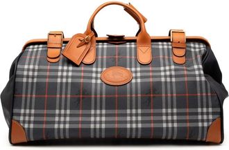 Burberry Weekender - Haymarket Check Coated Canvas Travel Bag - Gr. unisize - in Blau - f&uuml;r Damen