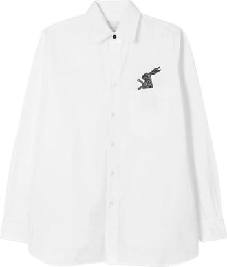 Paul Smith Camicia Coniglio nel Taschino - - Shirts - Herren - Wei&szlig; - XL