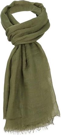 Malito more than fashion malito - Écharpe tendance pour femme en viscose - Écharpe légère - Couleur unie - Foulard fin - Doux et respirant - S604, Olive, 180 x 90
